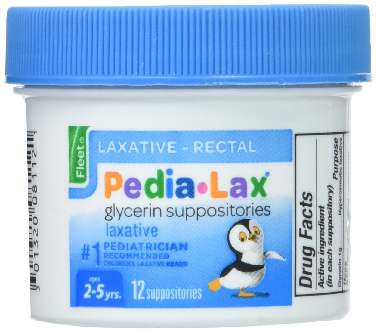 Fleet Pedia-Lax Glycerin Suppositories 12 Each- Buy Online in United ...