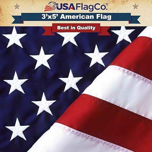 American Flags for Outside 3x5 - USA Flag Co. American Flag Made in USA ...