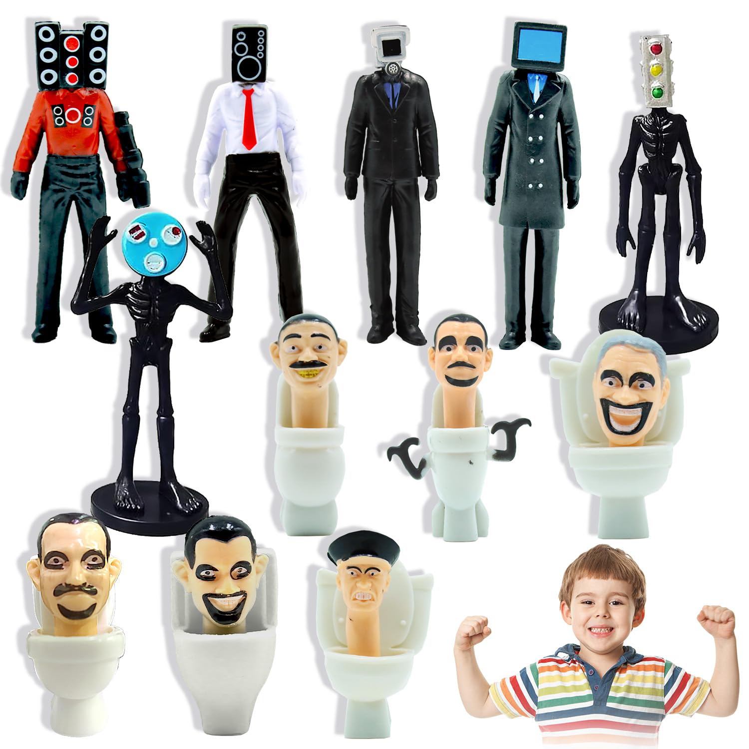 Mua Skibidi Toilet Figures, 12 Pieces Skibidi Toilet Action Figures Set ...