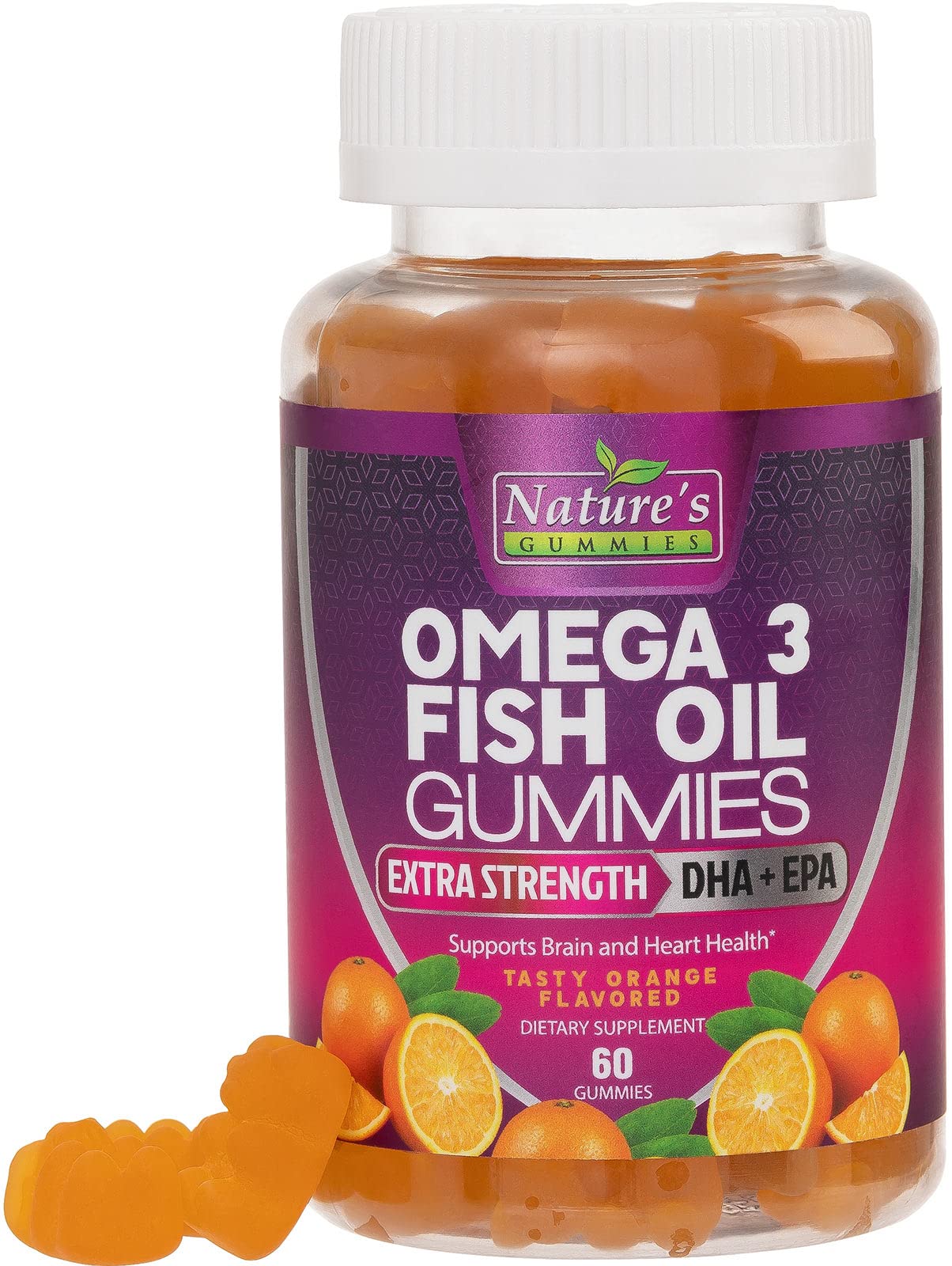 Mua Omega 3 Fish Oil Gummies, Extra Strength Omega Fish Oil Supplement ...