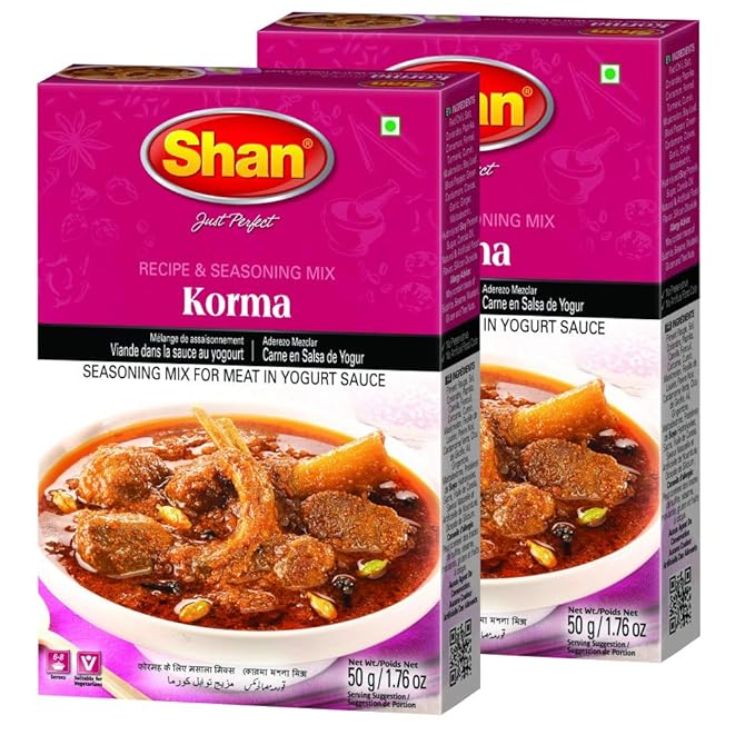 Shan Korma Masala, 2 Pack, 2 x 50 g: Amazon.in: Grocery & Gourmet Foods