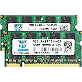 EMMCRAM 8GB (2 x 4GB) PC2-6400 DDR2-800 200PIN SoDIMM Laptop RAM Non ...