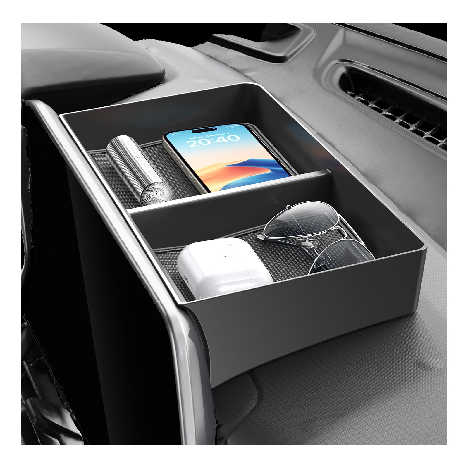 SXCY for 2024 2025 Chevrolet Trax Center Console Organizer for Chevy ...