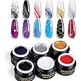 Amazon.com: 6 Colors Spider Gel, Saviland New Upgraded Matrix Spider ...