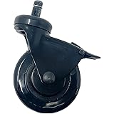 Amazon.com : ACE Replacement 3" Caster Wheel with Brake Compatible with ...
