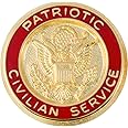 Amazon.com: Patriotic Civilian Service Lapel Pin