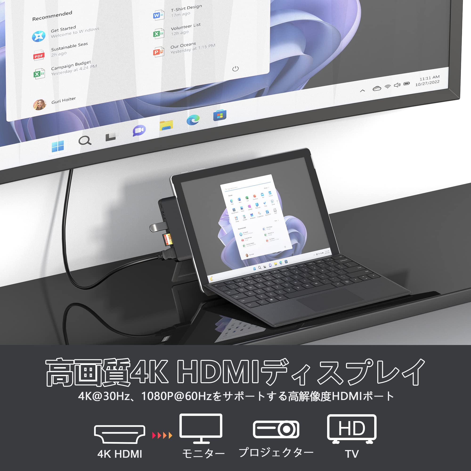 Mua Surface Pro9 USB Hub 6-in-2 Expansion Multiport Thunderbolt 4 USBC ...