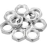 PATIKIL M16 x 1.0 Steel Hex Nuts, 10 Pack Metric Thread Zinc Plated Finished Hardware Nuts Screw ...