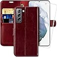 Amazon.com: MONASAY Wallet Case Compatible for Galaxy S21 5G, 6.2 inch,[Screen Protector ...