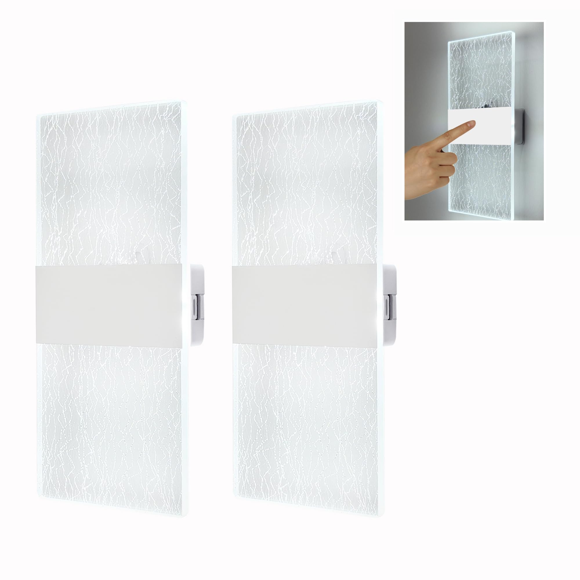 FelRelWel Battery Operated Wall Sconces,Cordless Wall Sconces Set of ...