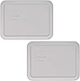 Amazon.com: Pyrex 7210-PC Jet Gray Plastic Rectangle Replacement ...