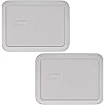 Amazon.com: Pyrex 7210-PC Jet Gray Plastic Rectangle Replacement ...