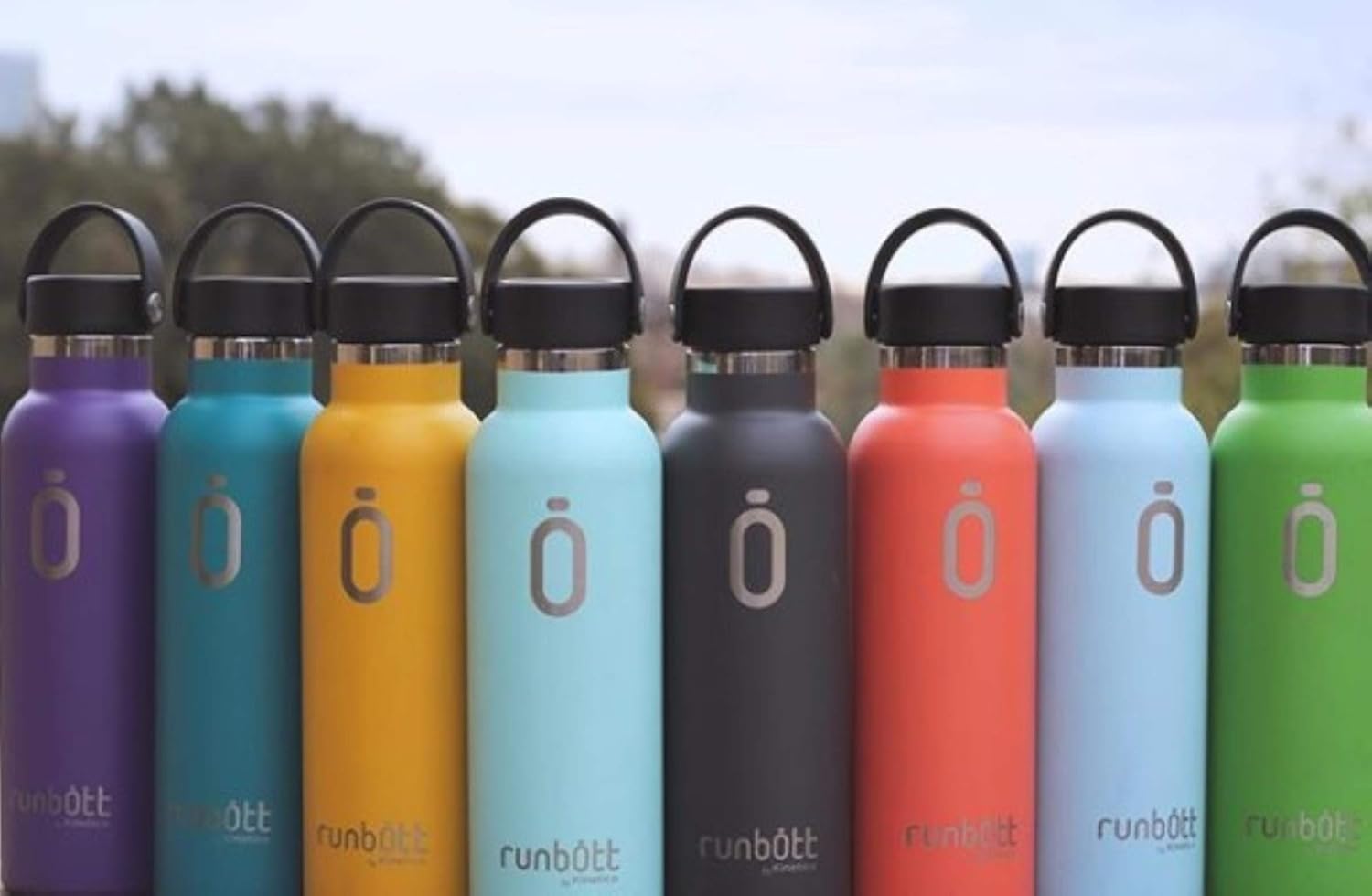 Thermos per bibite Runbott Borraccia Termica in Ceramica Menta Acciaio ...