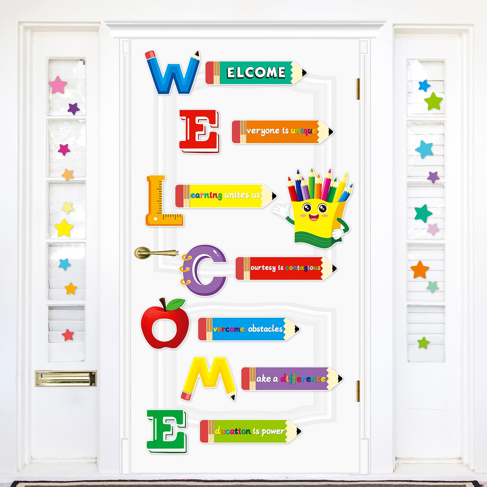 Classroom Door Decor, Welcome Bulletin Board Decorations Set,Classroom ...