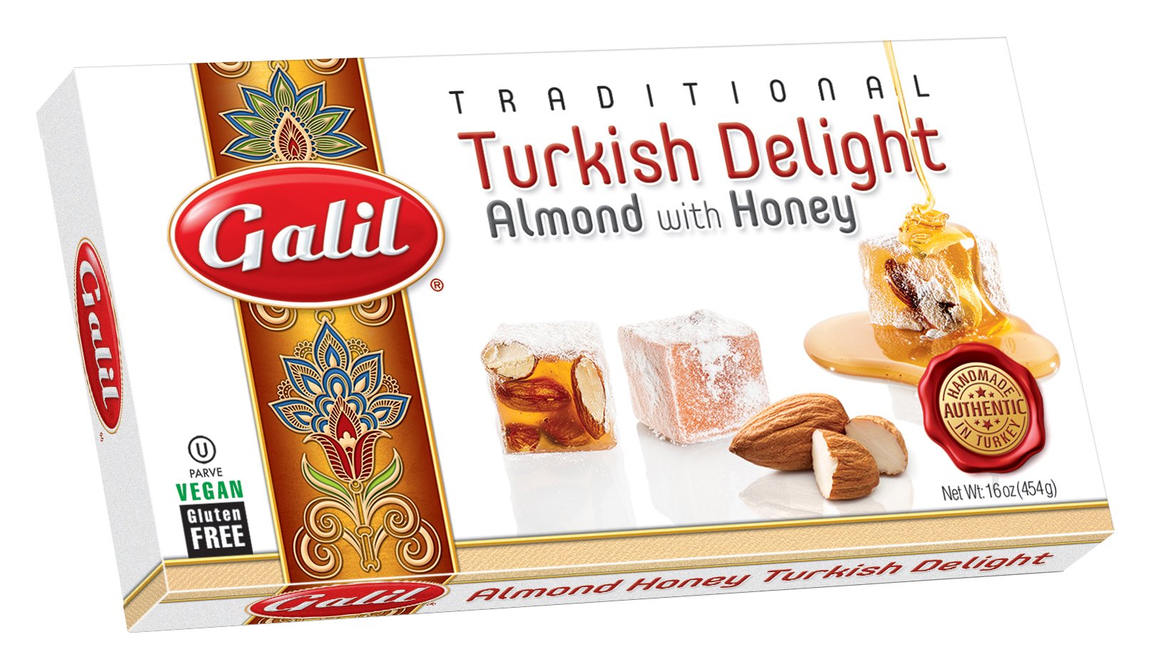 Amazon.com : Galil Turkish Delight, Pistachio-Hazelnut-Almond, 16-Ounce ...