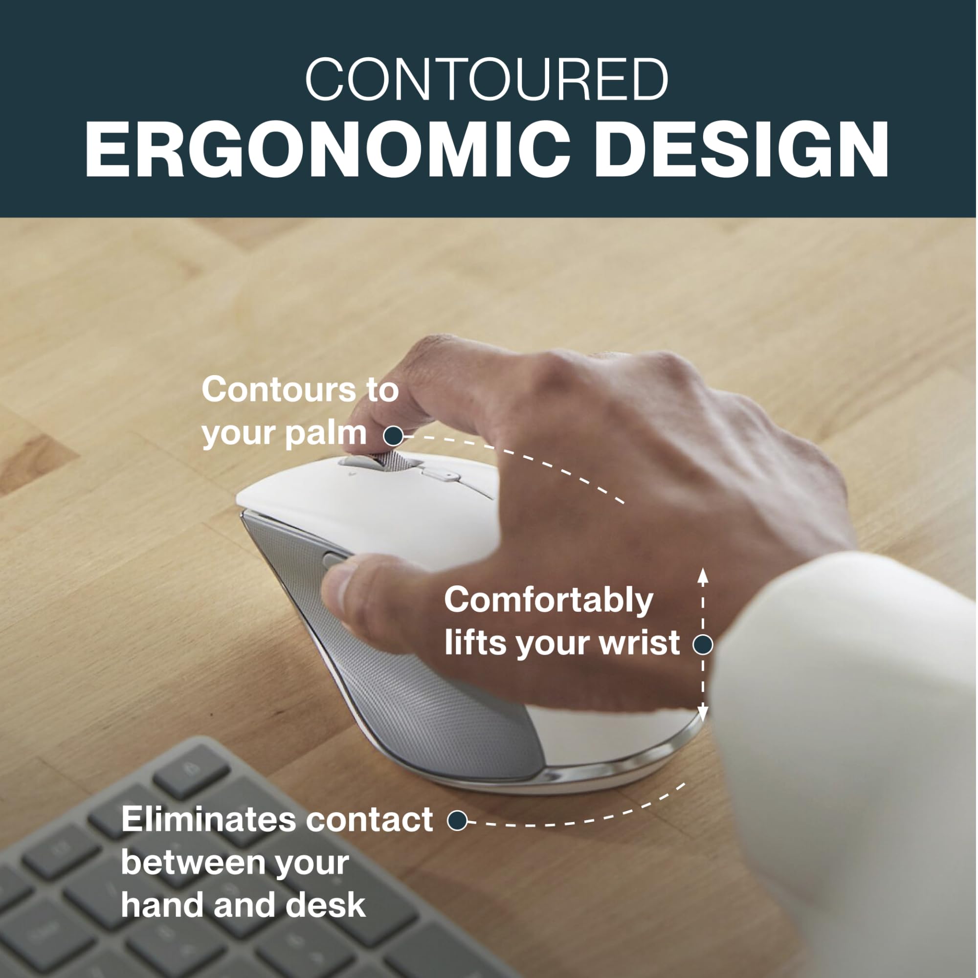 Mua Humanscale Razer ProClick White Ergonomic Mouse, Wireless Bluetooth ...