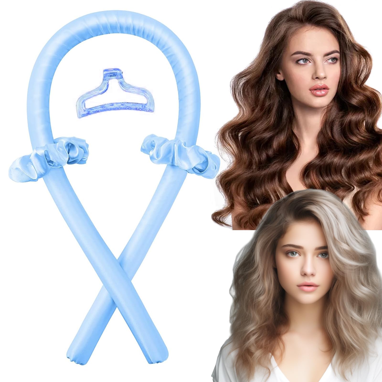 Mua Heatless Hair Curlers for Sleep-In,Satin Curling Rod Headband for ...