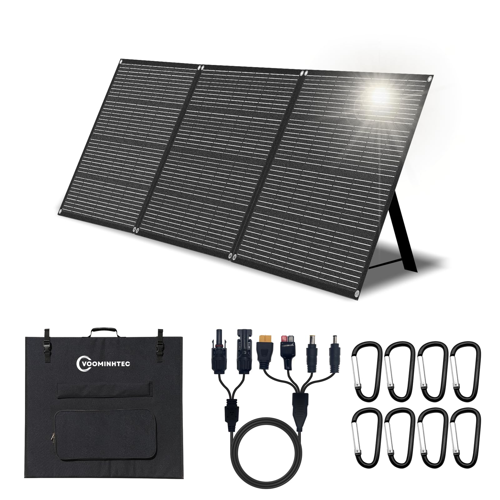 Mua 300W 18V Portable Foldable Solar Panel Monocrystalline ETFE 24% ...