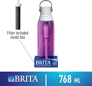 Amazon.com : Brita 26 Ounce Premium Filtering Water Bottle with Filter ...