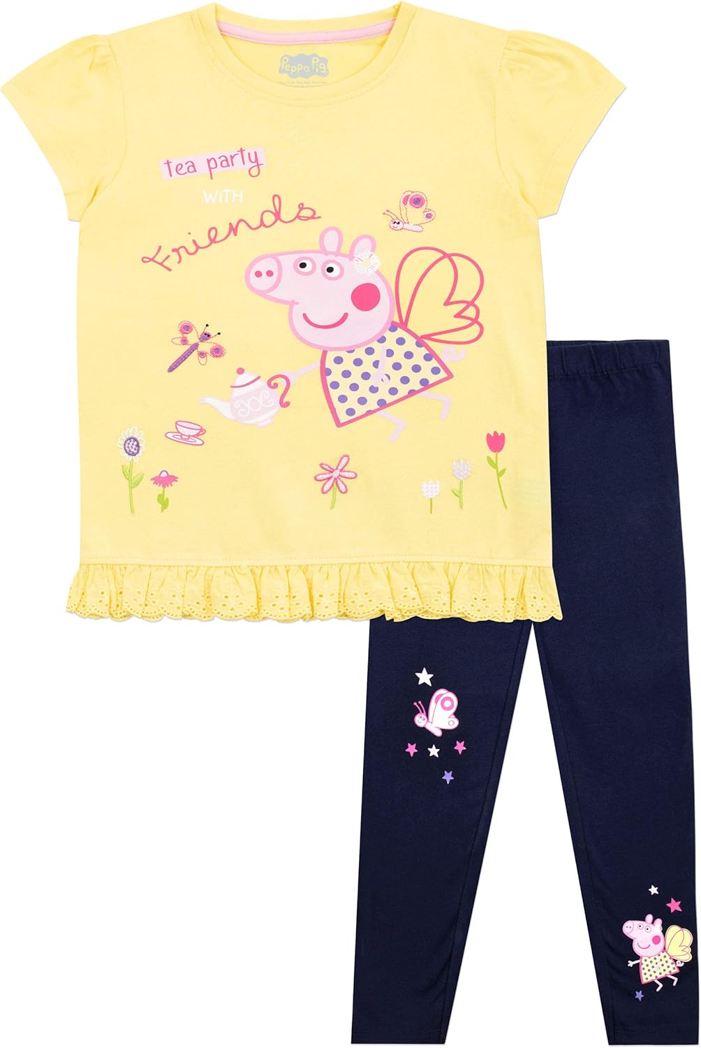 Peppa Pig Girls Top & Leggings Set: Amazon.co.uk: Clothing