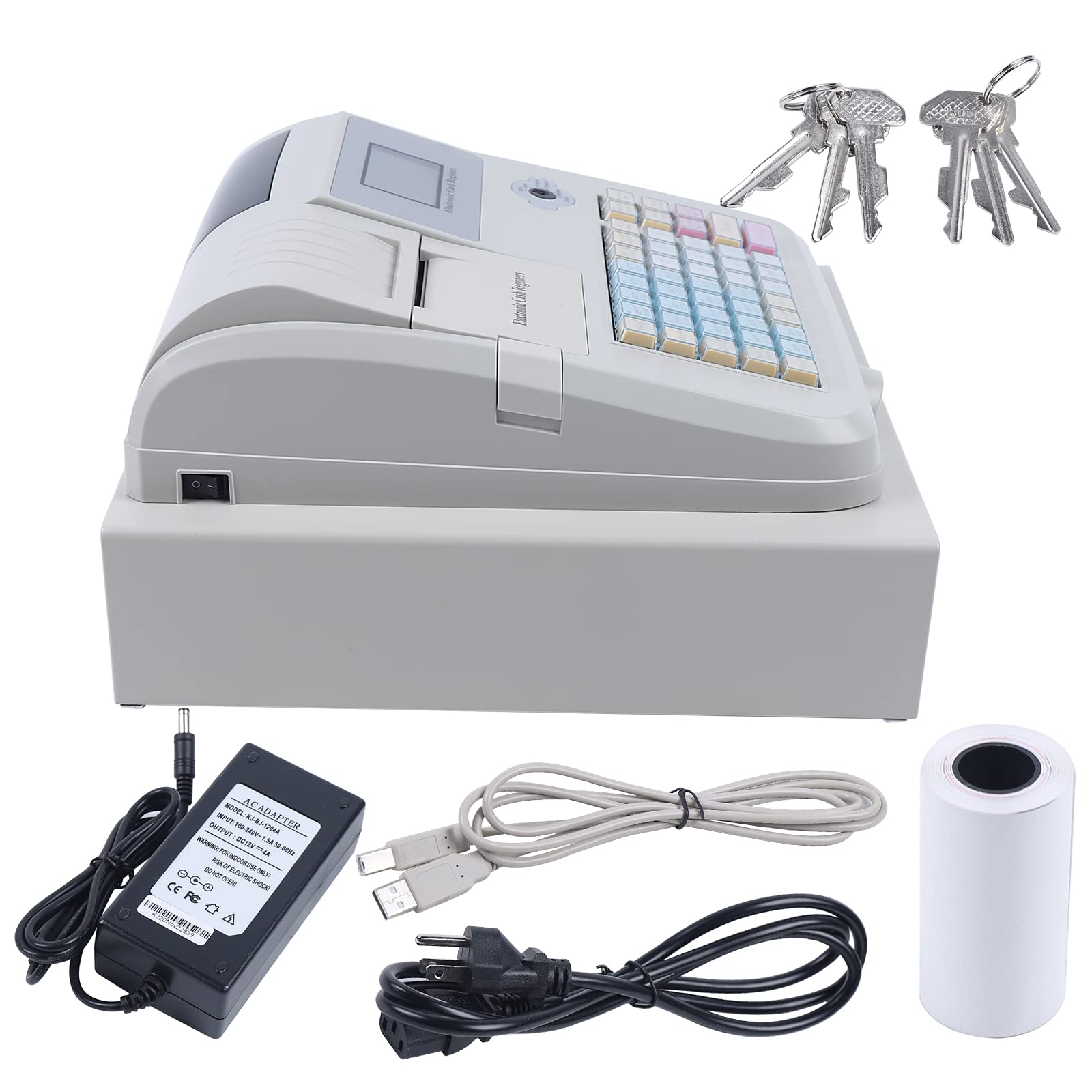 Mua TFCFL 48 Keys Electronic Cash Register with Flat Keyboard and ...