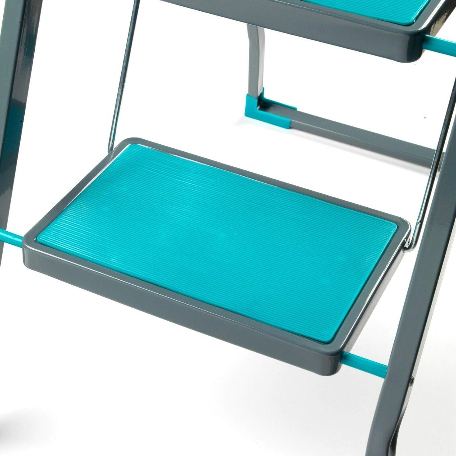 Beldray LA024510TQ 3 Ladder with Non-Slip Steps, Approx 2.5 Metre Reach ...