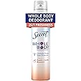 Secret Whole Body Aluminum Free Deodorant for Women Body Spray Peach ...