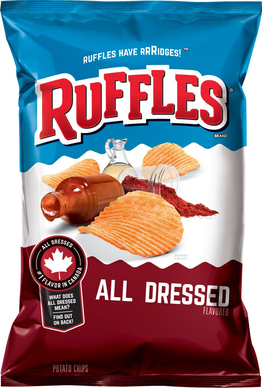 Amazon.com: Ruffles All Dressed Flavored Potato Chips, 8.5 Ounce: Prime ...