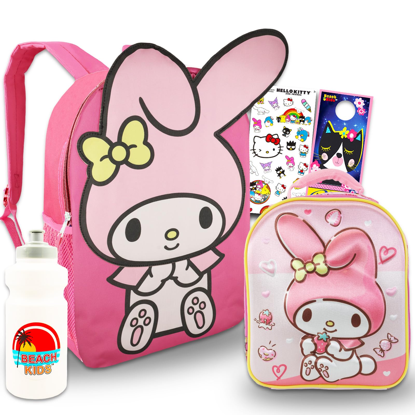 My Melody Backpack and Lunch Box Set for Girls - Bundle with 16” My ...