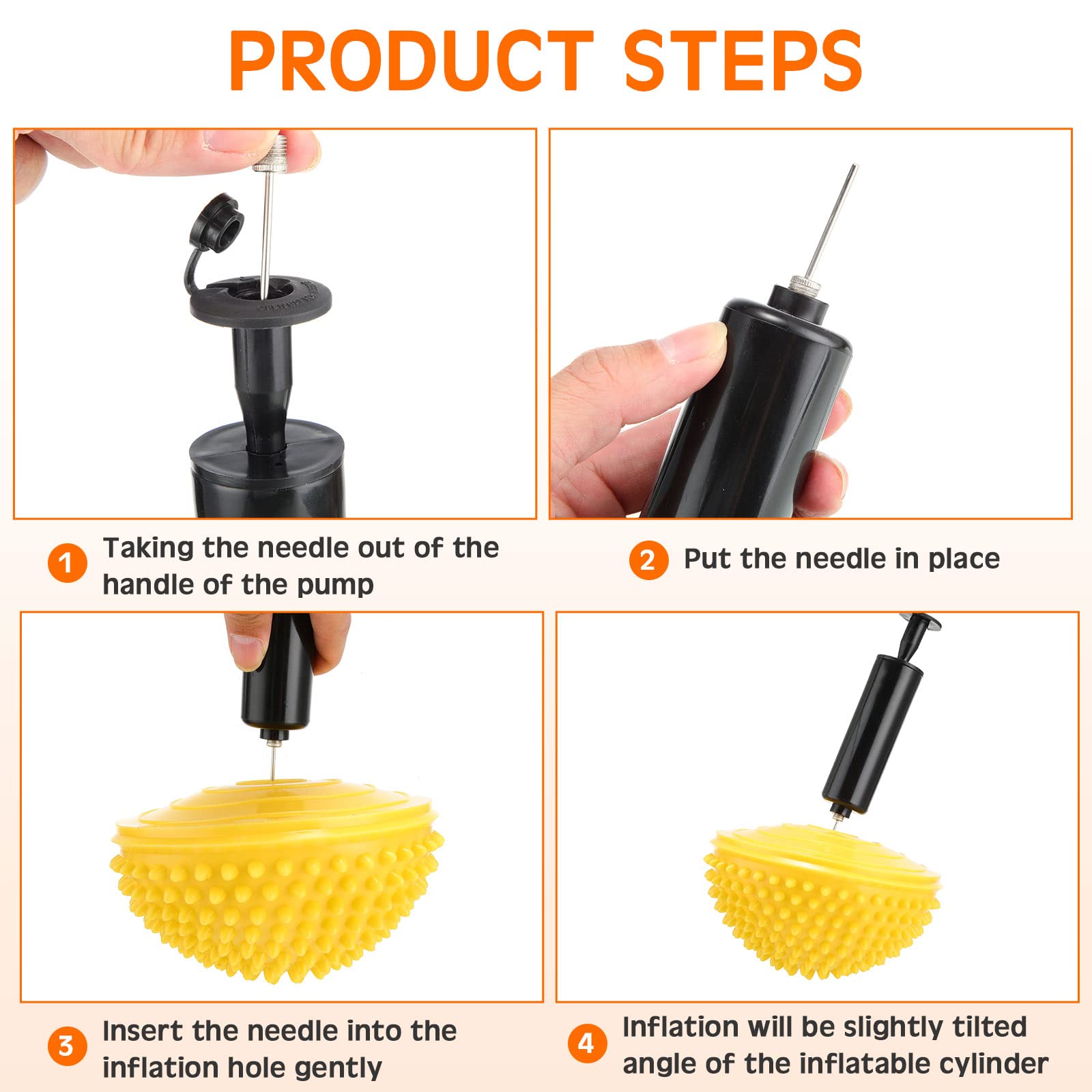 Mua 8 Sets 6 Hedgehog Balance Pods 2 Inflated Wobble Cushion with ...