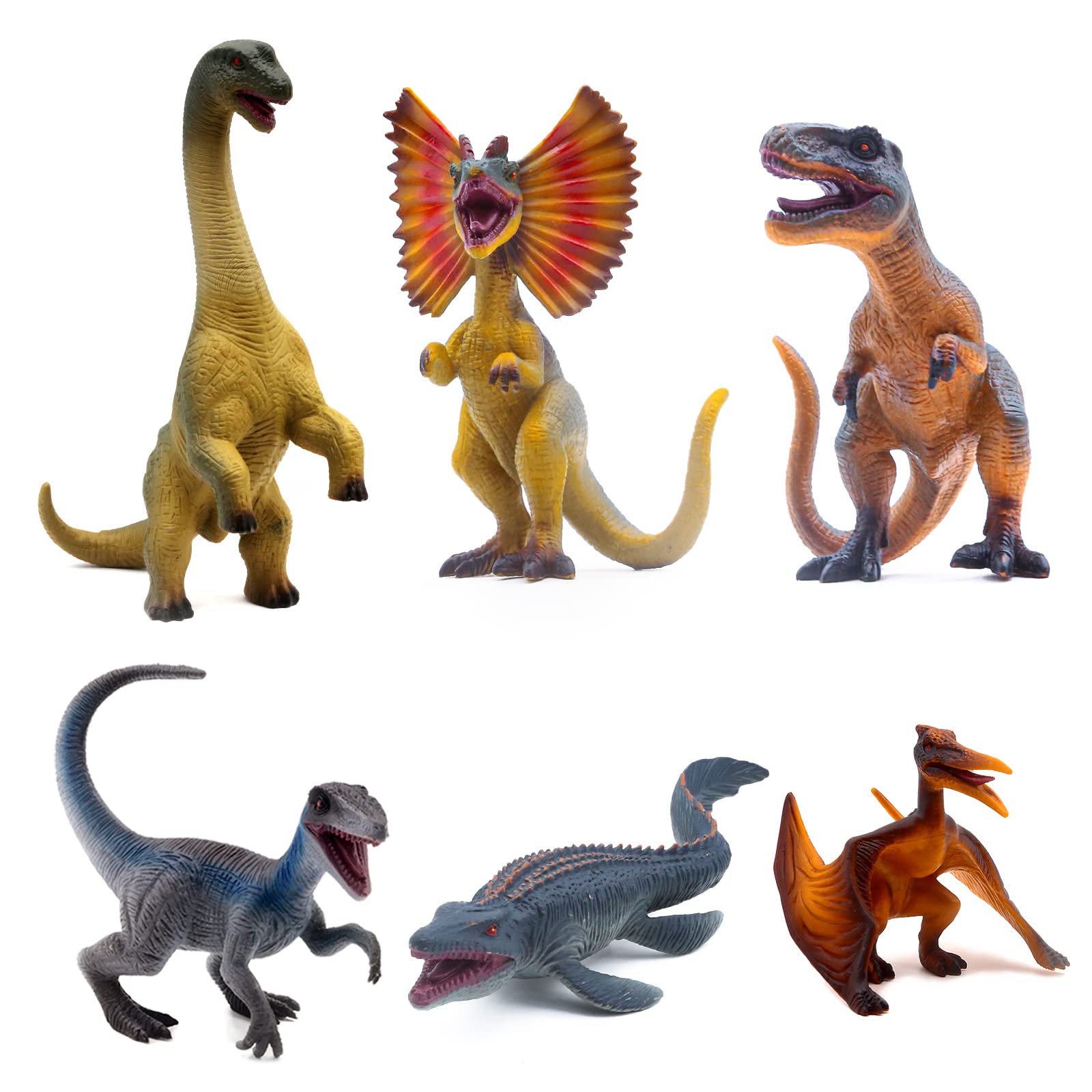 Mua SIENON 6Pack 6.3 Inch Jurassic Dinosaur Toy Figures, Realistic Dino ...