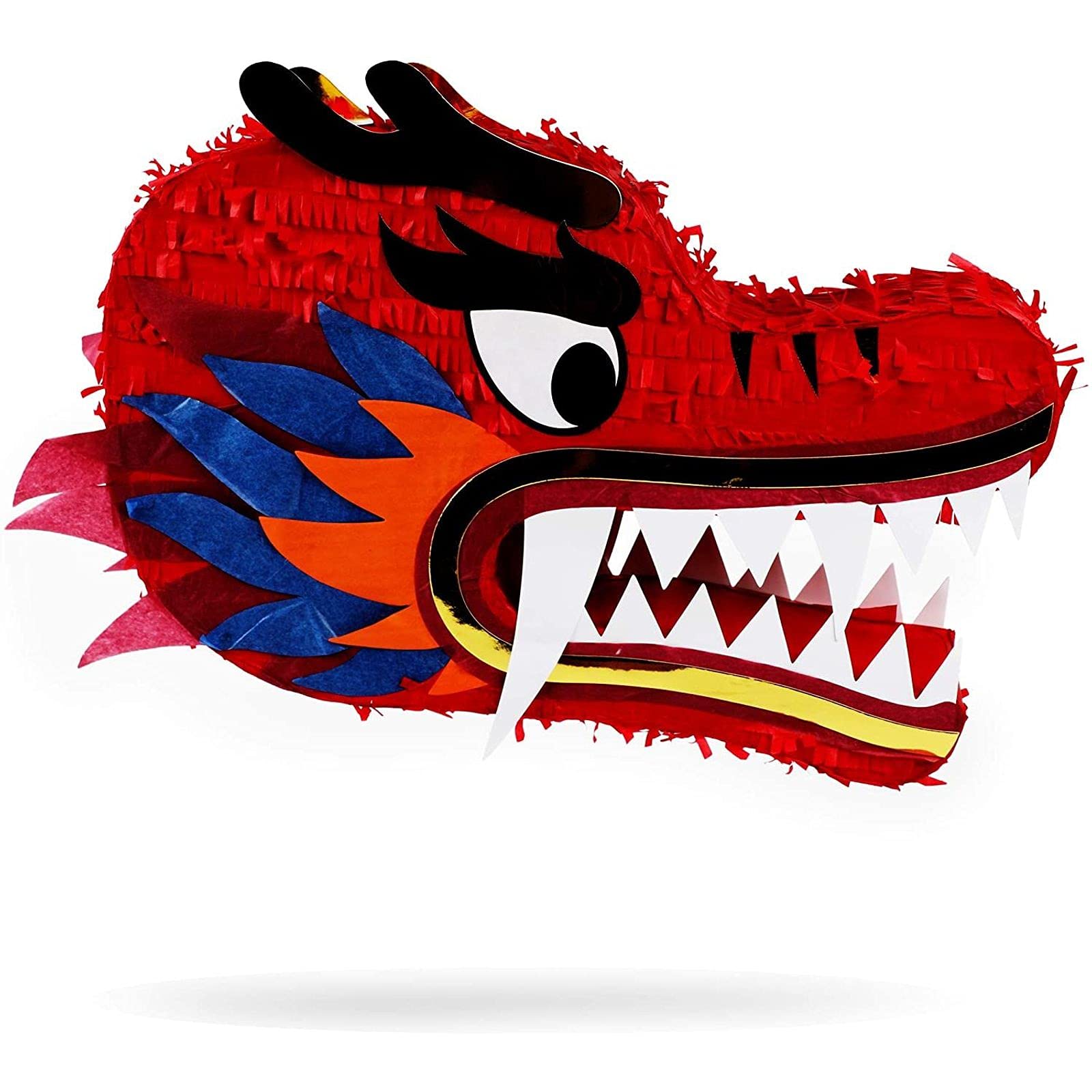 Dragon Pinata - Chinese Dragon Head, Dragon Birthday Party Supplies ...