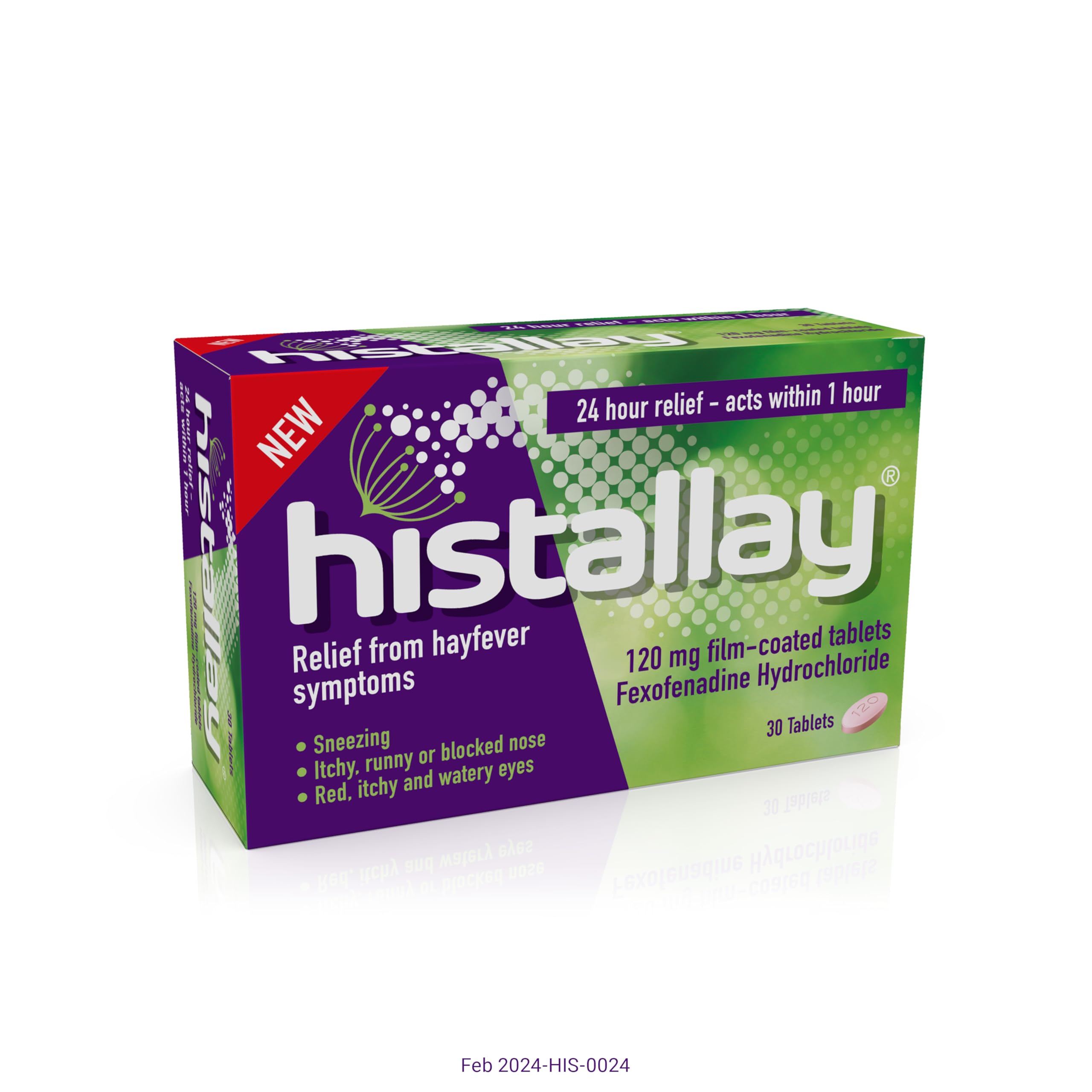 Mua Histallay Hayfever Tablets, 120mg Fexofenadine, Suitable for Watery ...