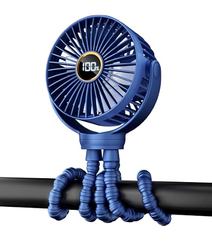 Sweet Full Fan SWEETFULL Stroller Fan With Clip - Portable Rechargeable ...
