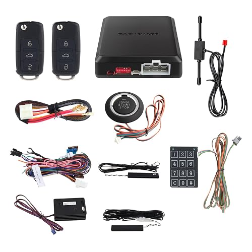EASYGUARD EC002-V-NS Passive keyless Entry PKE car Alarm Push Button ...