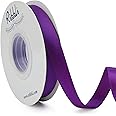 Amazon.com: Ribbli Purple Grosgrain Ribbon, 1/4 inches x Continuous 50 ...