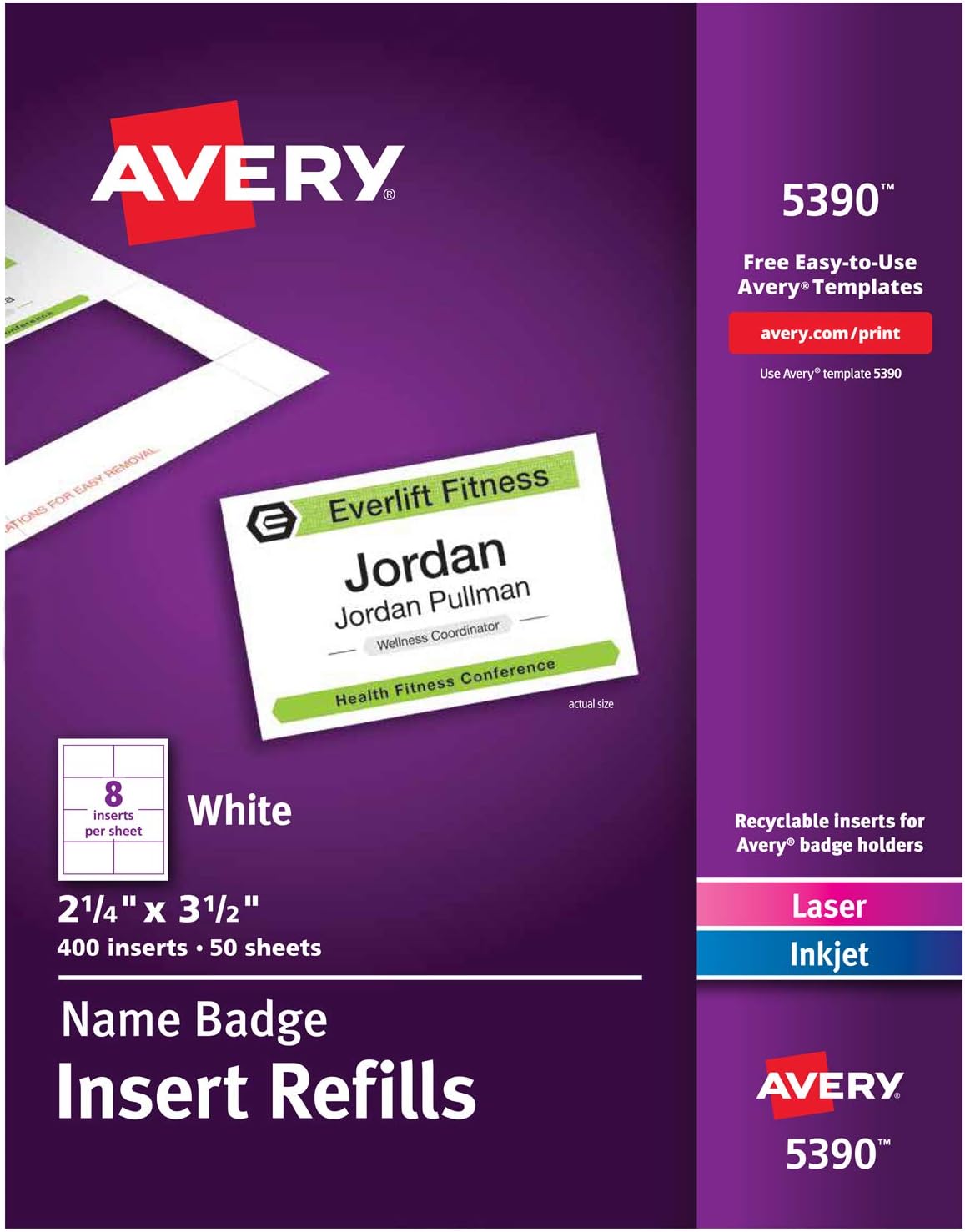Avery Templates 5390