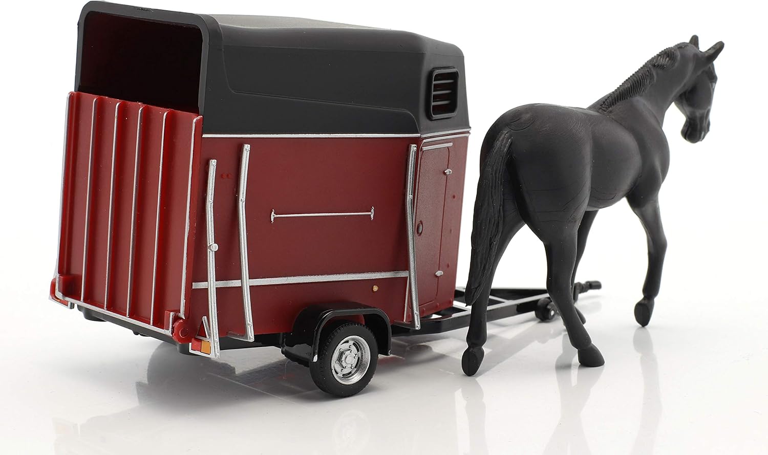 Cararama – HORSE TRAILER and Horse – Model Scale 1:43 - BigaMart