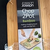Joseph Joseph Chop2Pot Folding Chopping Board, Bamboo - Large: Amazon ...
