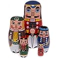 Amazon.com: Moonmo 5pcs Beautiful Handmade Wooden Russia Nesting Dolls ...