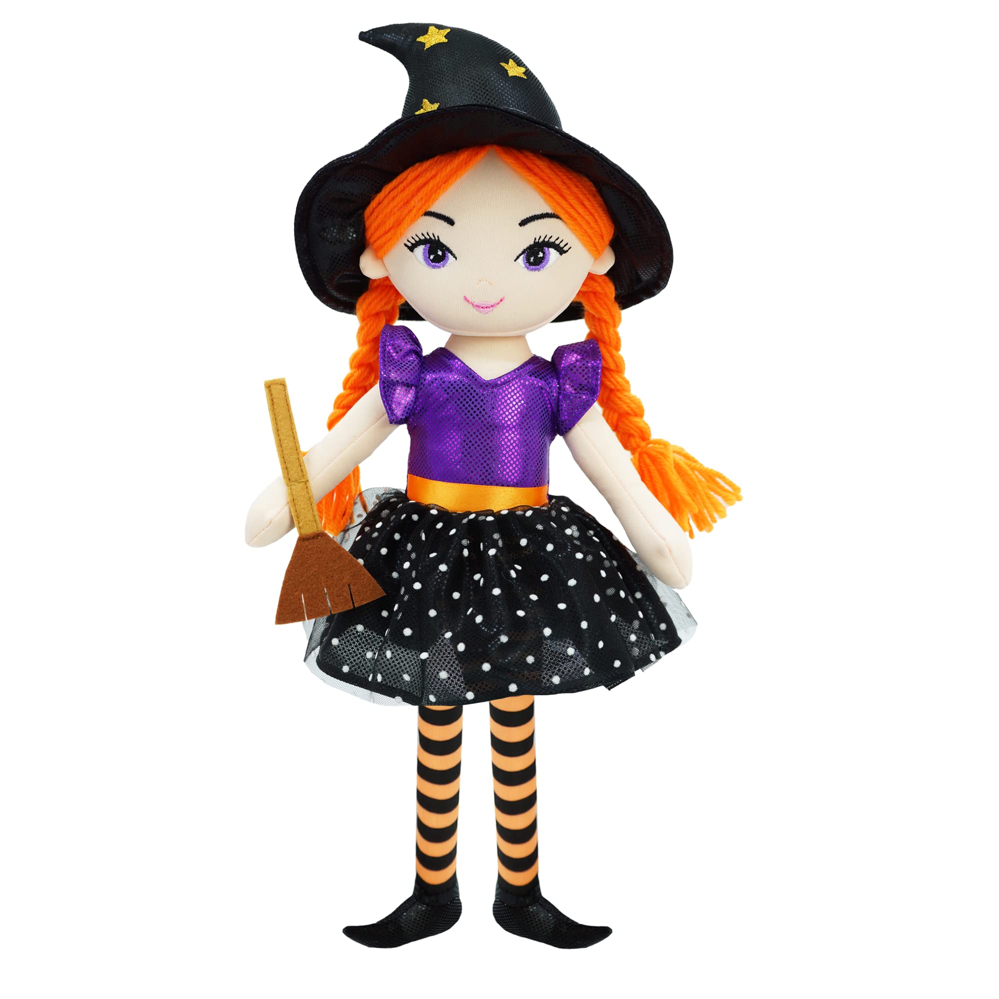 June Garden 16" Enchanted Garden Witch Doll Lydia Plush Stuffed Soft ...