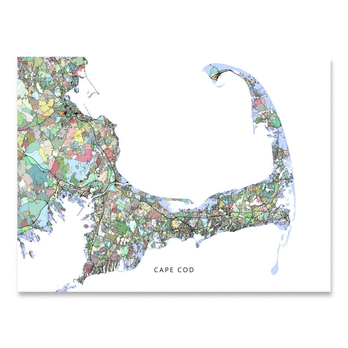Cape Cod Massachusetts Usa Map