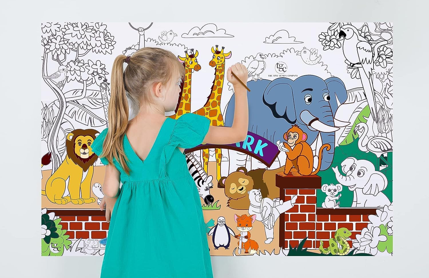 Mua TGC Giant Coloring Poster for Kids Large Coloring Poster 35" x 24 ...