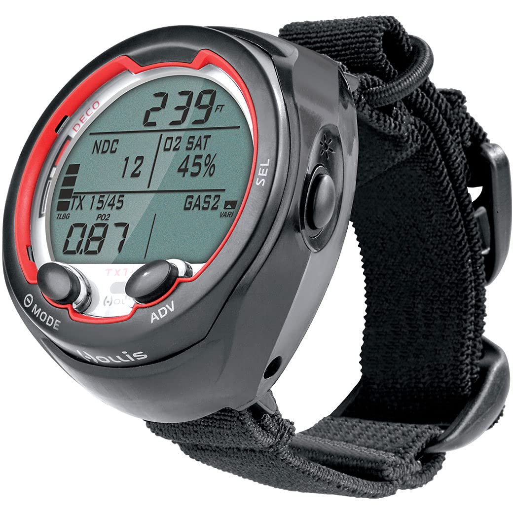 New Hollis DG02 Digital Bottom Timer Or Nitrox Scuba Diving Computer on ...