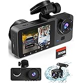 Amazon.com: Dash Camera for Cars, 8K Full UHD Dash Cam Front and Rear ...