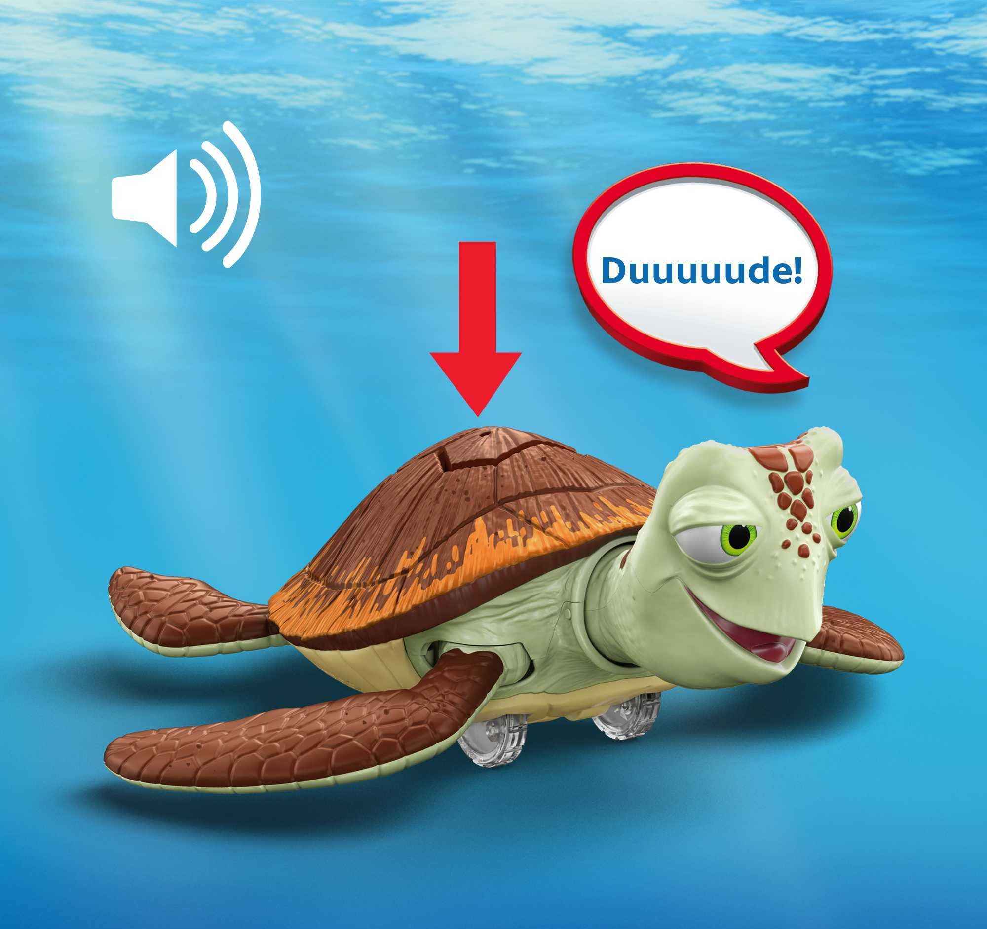 Mua Mattel Disney Pixar Finding Nemo Toys, Crush Turtle Figure, Chat ‘n ...