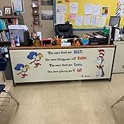 Amazon.com: decalmile Dr Seuss Wall Decals Quotes The More That You ...