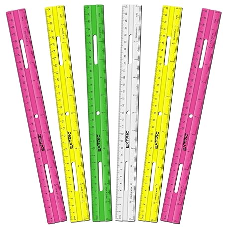 Mua Clear Plastic Rulers 12 Inch, Rulers Bulk for Classroom Assorted ...