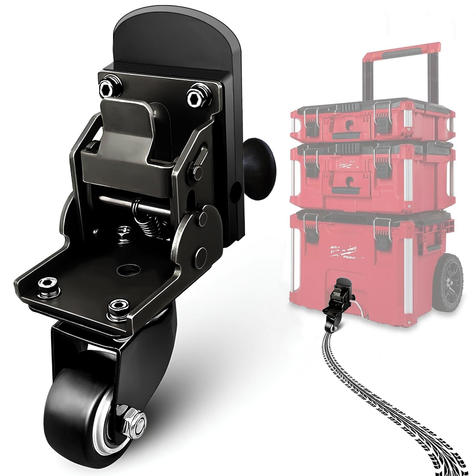 Upgraded Packout Caster Wheel kit fit for Milwaukee Packout Rolling ...