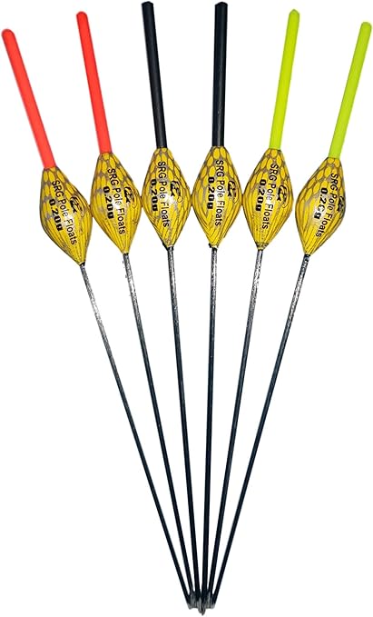 SRG Pole Floats SRG013 Pack of 6 x Pole Floats Diamond Margin ...